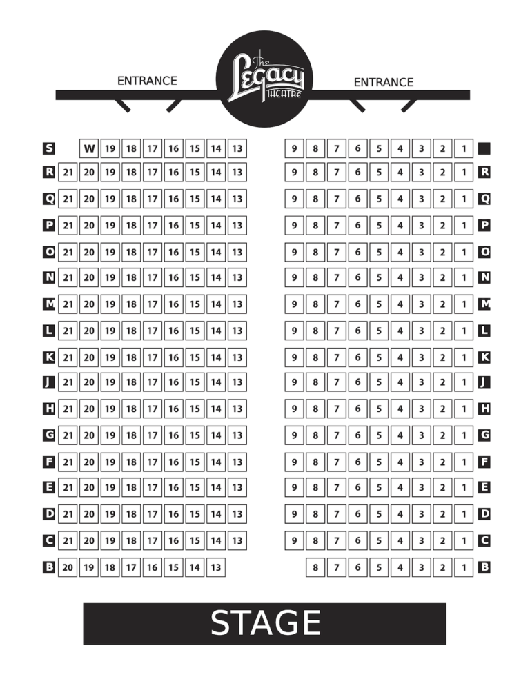 Seating Chart – Legacy Theatre